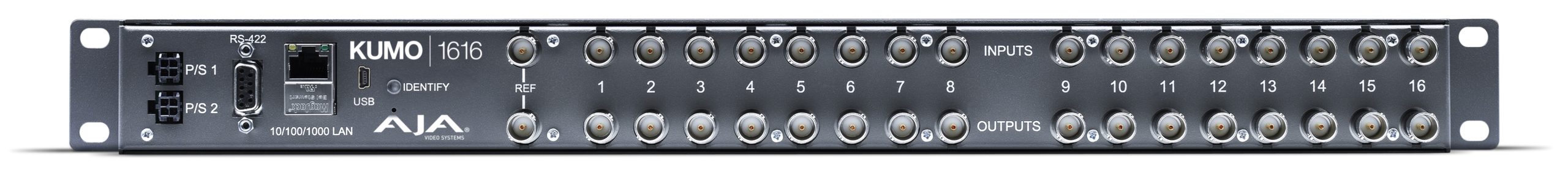 3G/HD/SD 1RU SDI router, 16x16, 1 power supply included - Axis-One